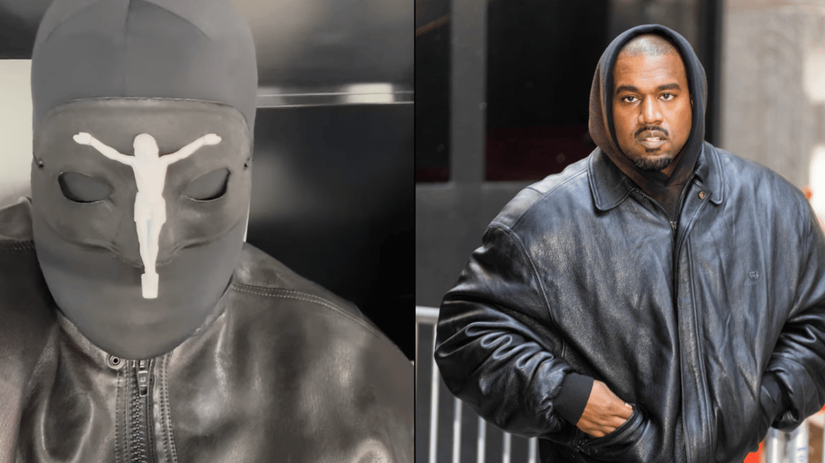 Meaning behind Kanye West's bizarre crucifix mask he wore at the Super Bowl