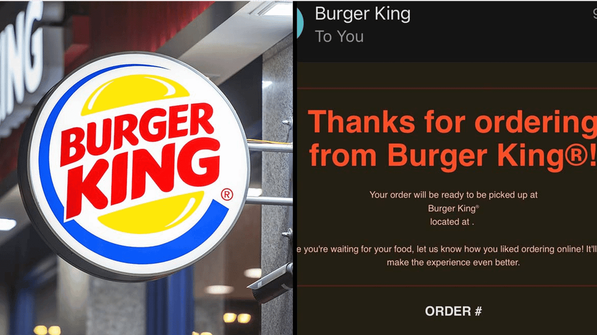 People have been left massively confused after receiving blank Burger ...