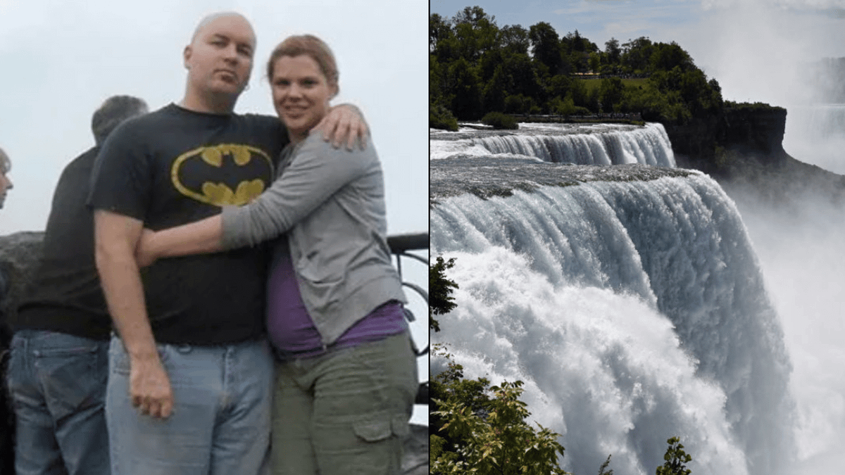 Tourists who were pictured at Niagara Falls caught heartbreaking last ...