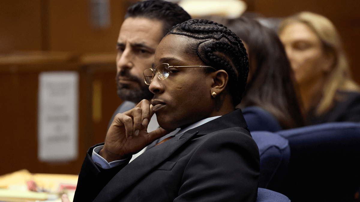 Why A$AP Rocky was in court as rapper leaps behind benches to Rihanna ...