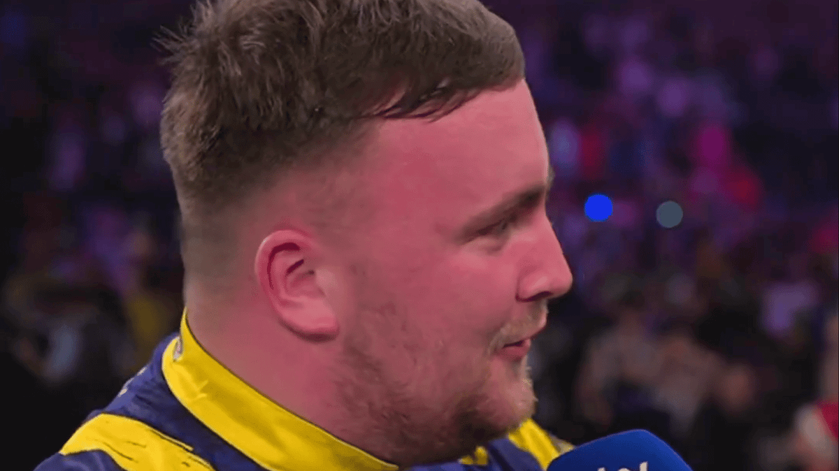Luke Littler's mum hits back at 't**ts' after darts star was booed by crowd