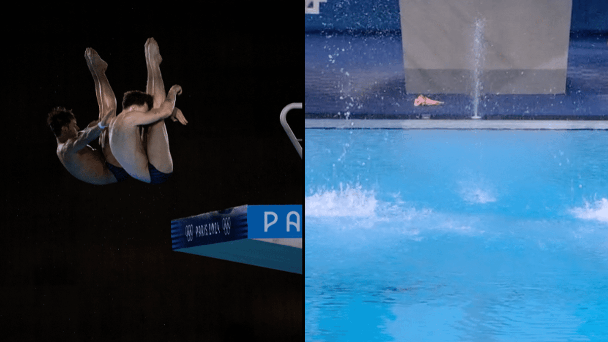 Why water is sprayed onto pool during Olympic diving at Paris Games