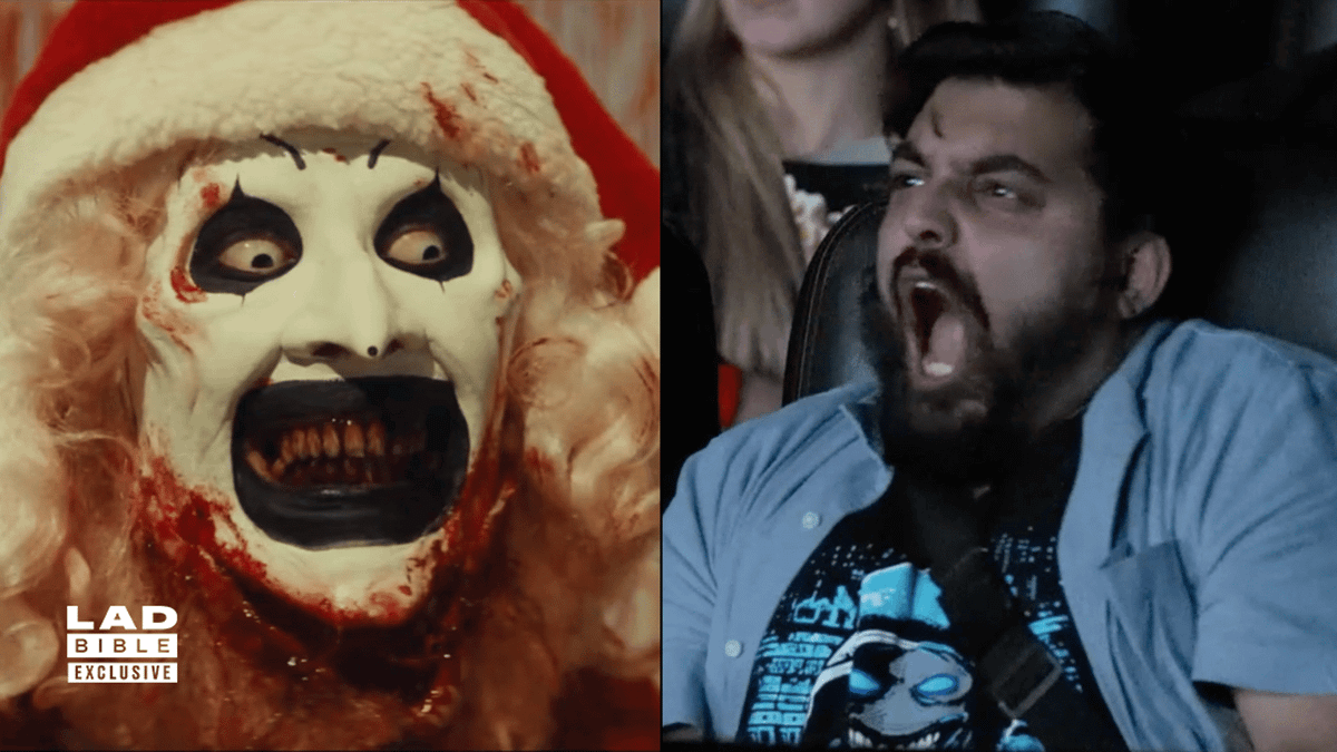 New Terrifier 3 footage shows horrified audience reactions in screening ...