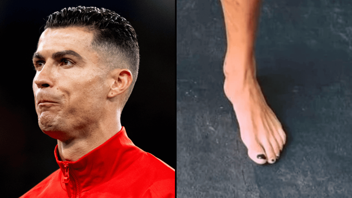 Reason Cristiano Ronaldo always paints toenails black and you may see ...
