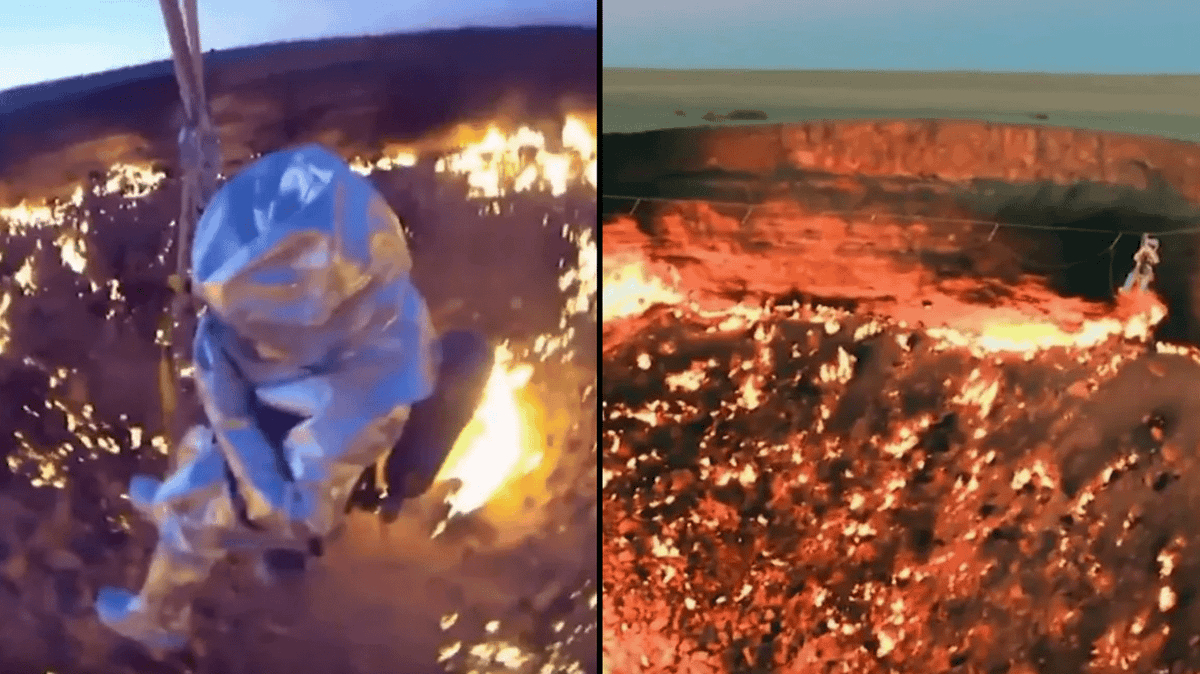 First person to go inside Earth's 'Door to Hell' claims it's 'like ...