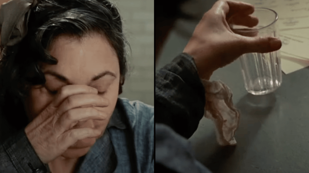Shutter Island water glass scene gives away whole plot twist of movie ...