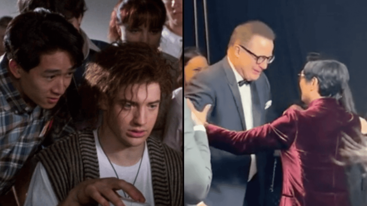 Brendan Fraser and Ke Huy Quan once starred in 90s film Encino Man together