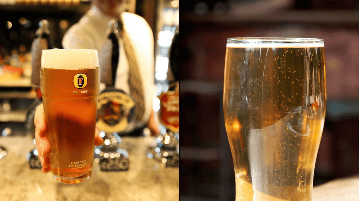 UK law behind sending pint back to bar and how much head can be served ...