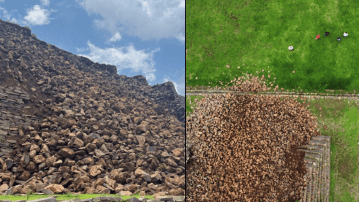 Ancient pyramid in Mexico suddenly collapses sparking huge fears that ...