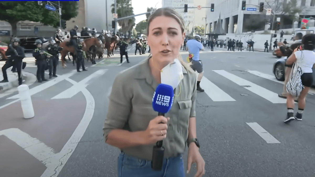 Reporter who was shot by police while filming during LA riots speaks out