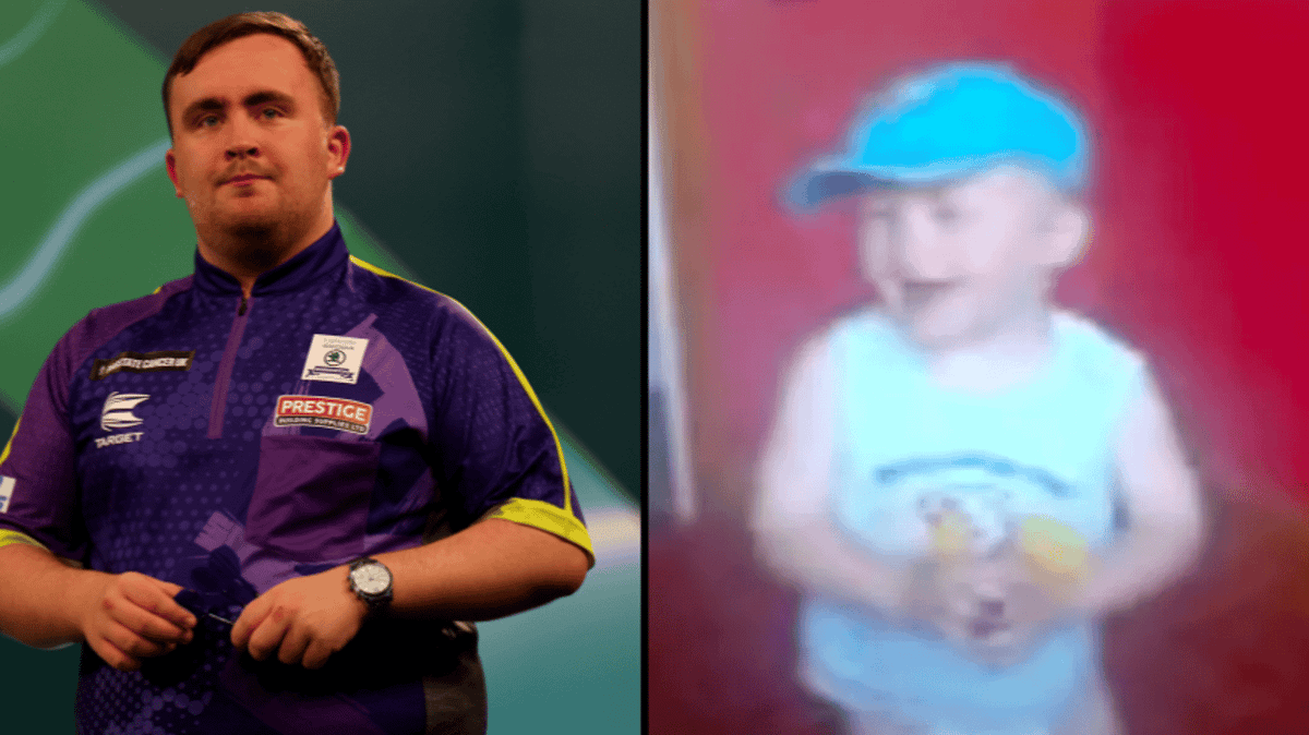 16-year-old Luke Littler proves he’s always been playing darts as video ...
