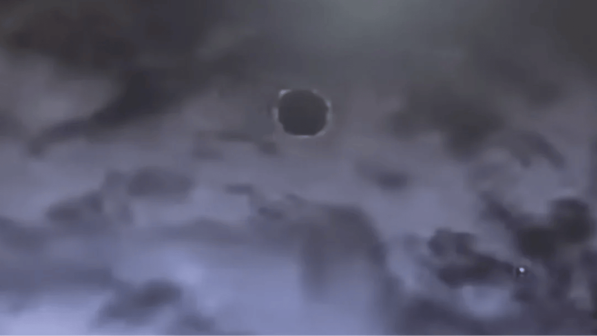 ‘Disc-shaped UFO’ captured by US military flying through sky in never ...