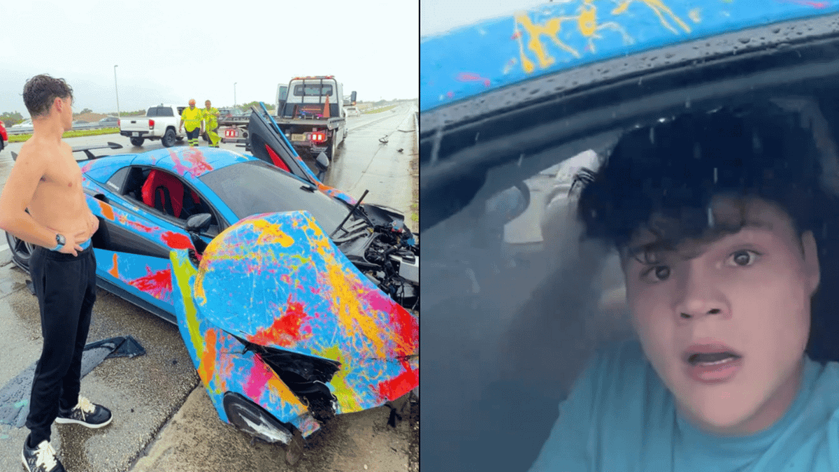 Streamer speaks out after crashing £150k McLaren while using phone and ...