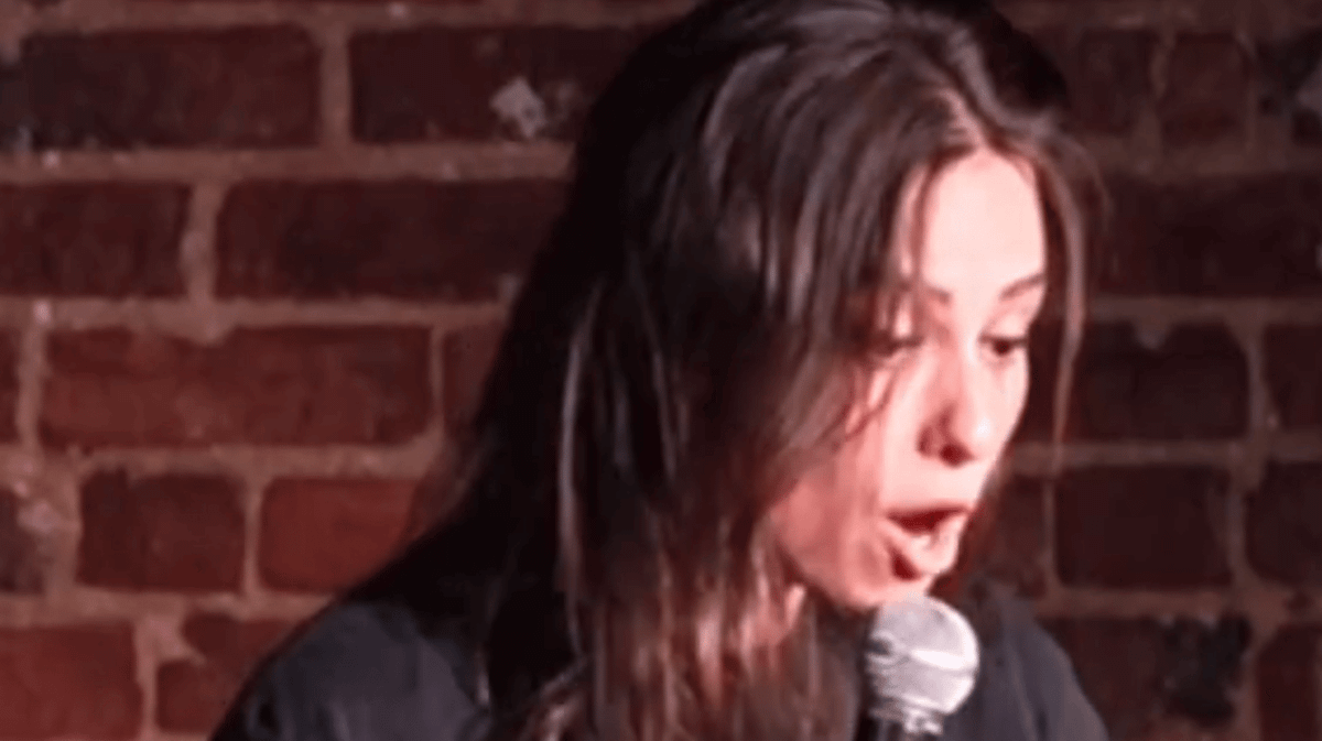 Furious comedian responded after losing it with heckler before grabbing ...