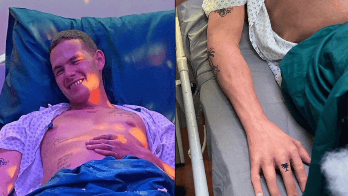 'Disturbing' picture of smiling patient on hospital bed goes viral but ...