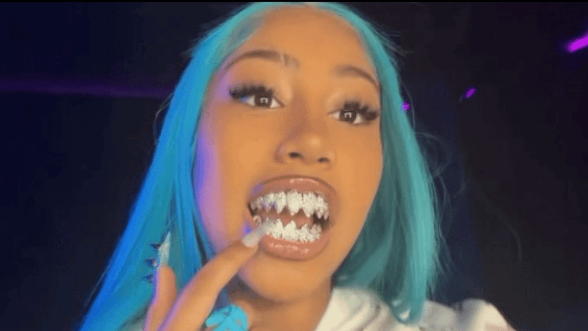 North West shows off new diamond 'shark teeth' leaving people divided