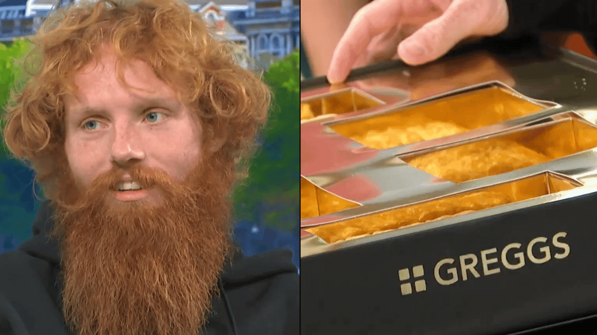 Hardest Geezer receives gold Greggs box after running length of Africa