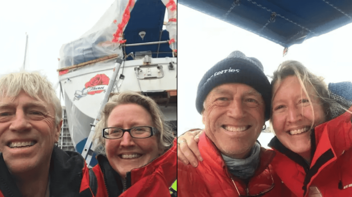 British couple who were trying to sail the Atlantic Ocean found washed ...
