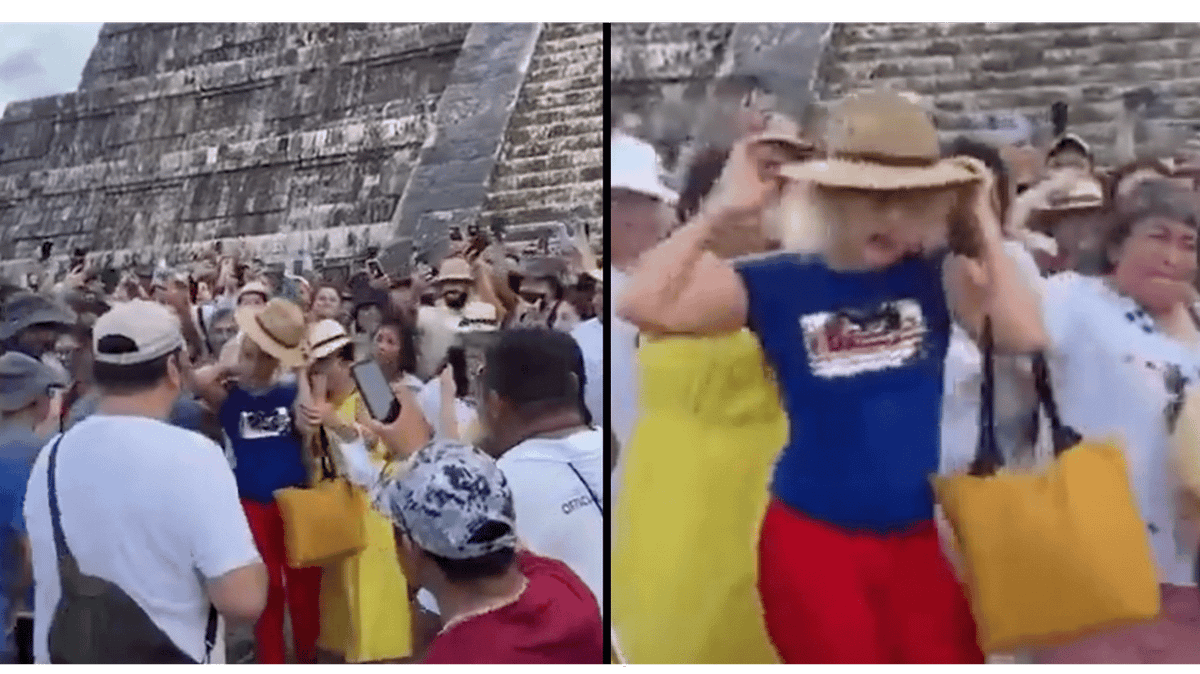 Shocking footage shows what happened to tourist who climbed Mayan ...