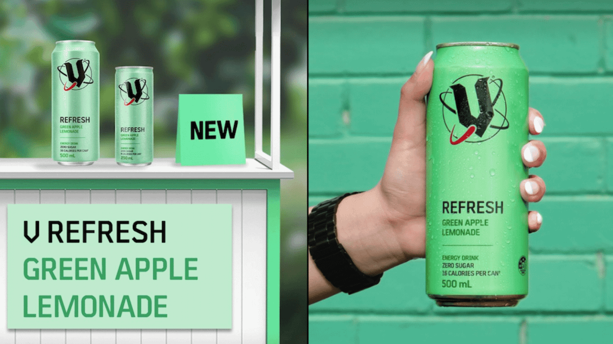 V Energy has launched its new refreshing drink just in stores now