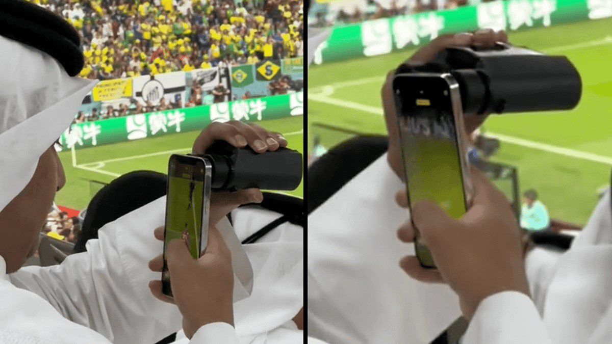 Football fan goes viral for making his own VAR at a World Cup game