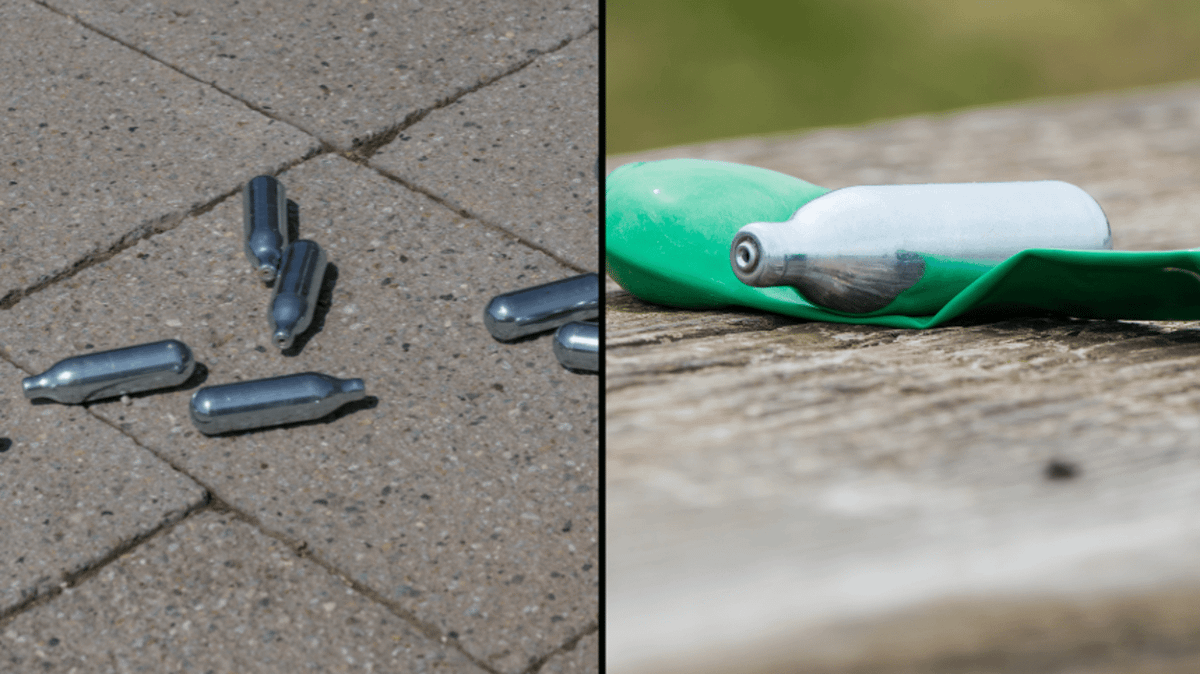 Brits warned over potentially fatal 'laughing gas' bottles being ...