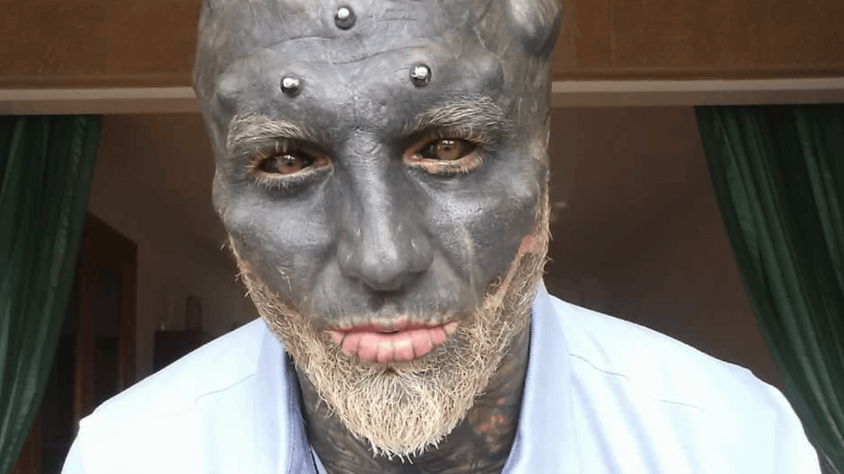 Man is 71% through evolution into ‘Black Alien’ that has seen him cut ...