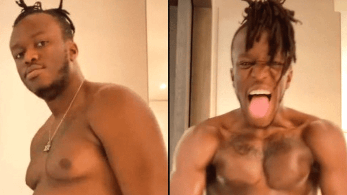KSI shares before and after video showing incredible weight loss since ...