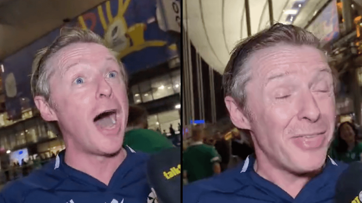 Bloke who’s been ‘on the lash’ for four weeks gives hilarious interview