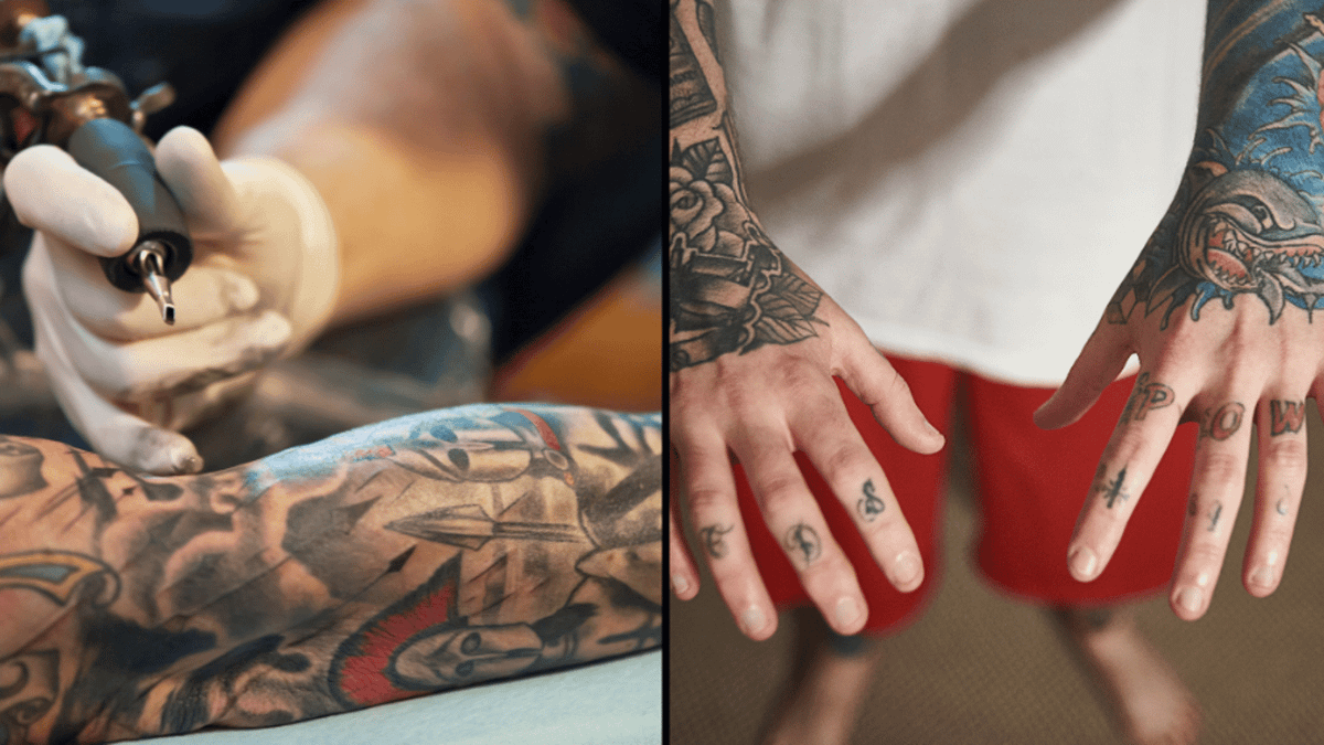 Humans warned to avoid one colour of tattoo after study uncovers ...