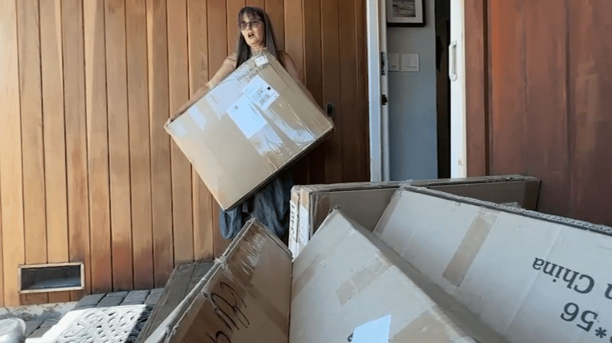 Hundreds of huge Amazon parcels woman didn't order have been arriving ...